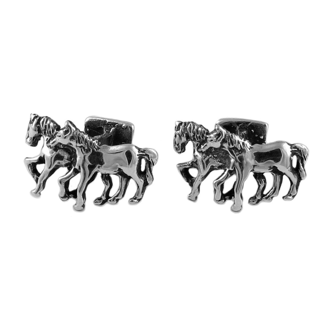 Sterling Silver Horse Cufflinks – The Mexican Collection